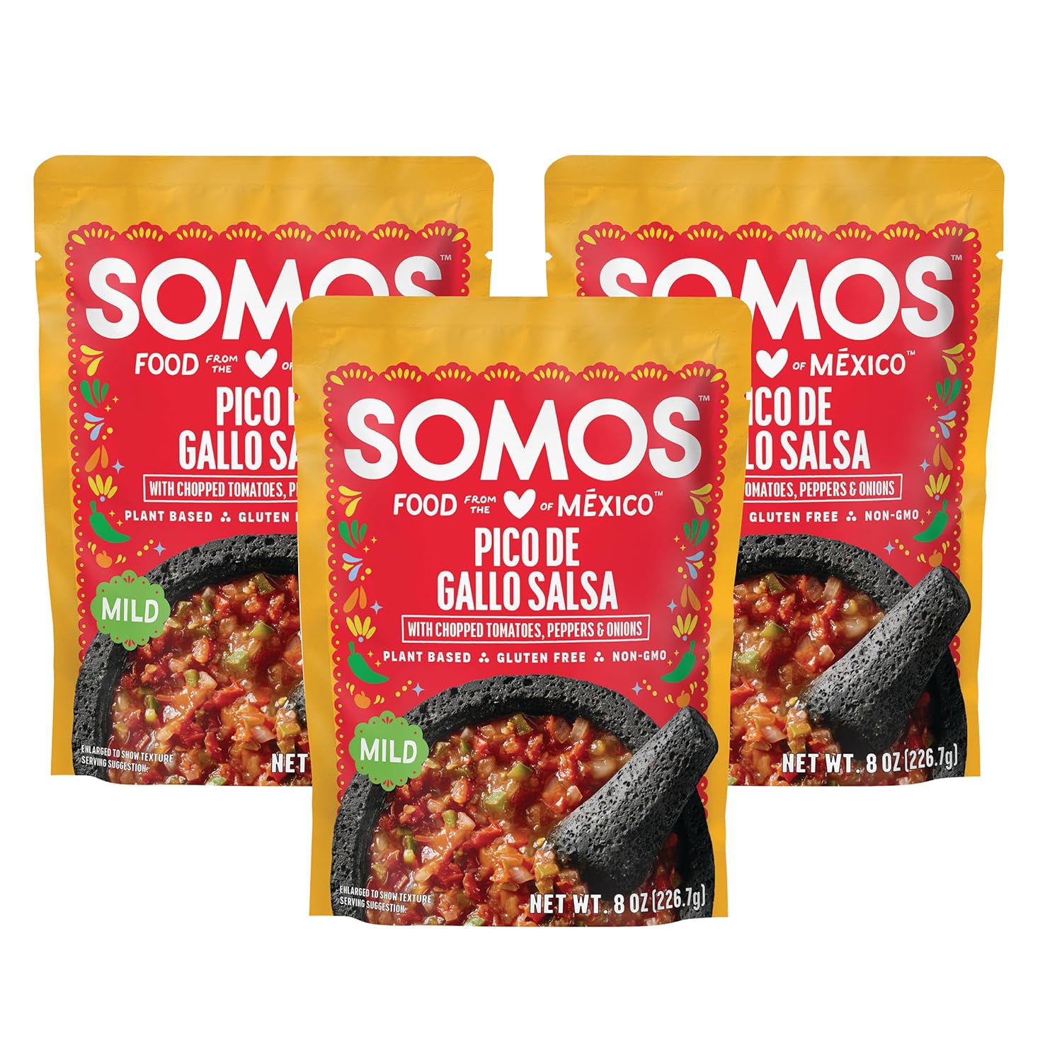 Pico de Gallo Medium Chunky Salsa (3 Pack) – SOMOS Foods