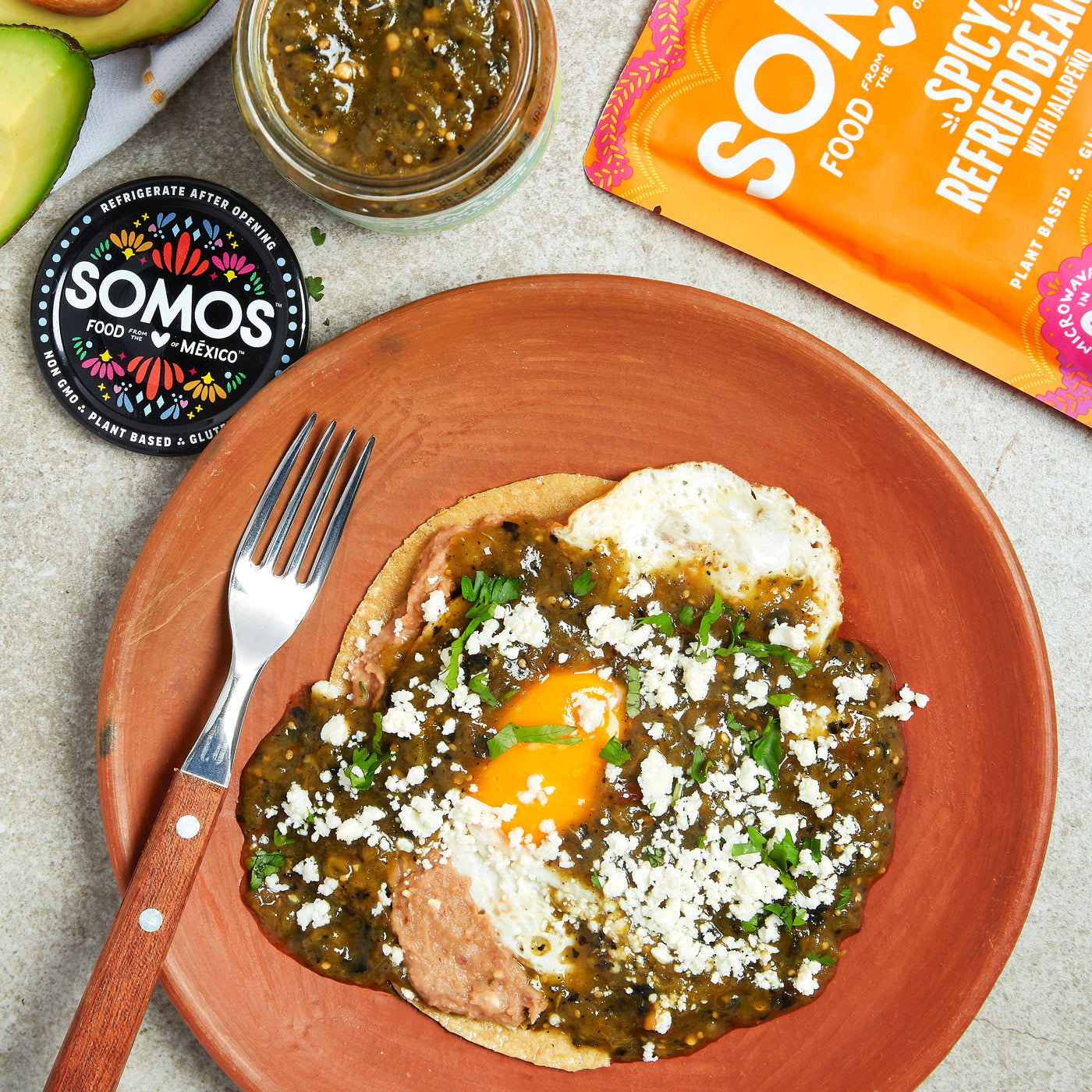 Salsa Verde Huevos Rancheros – SOMOS Foods